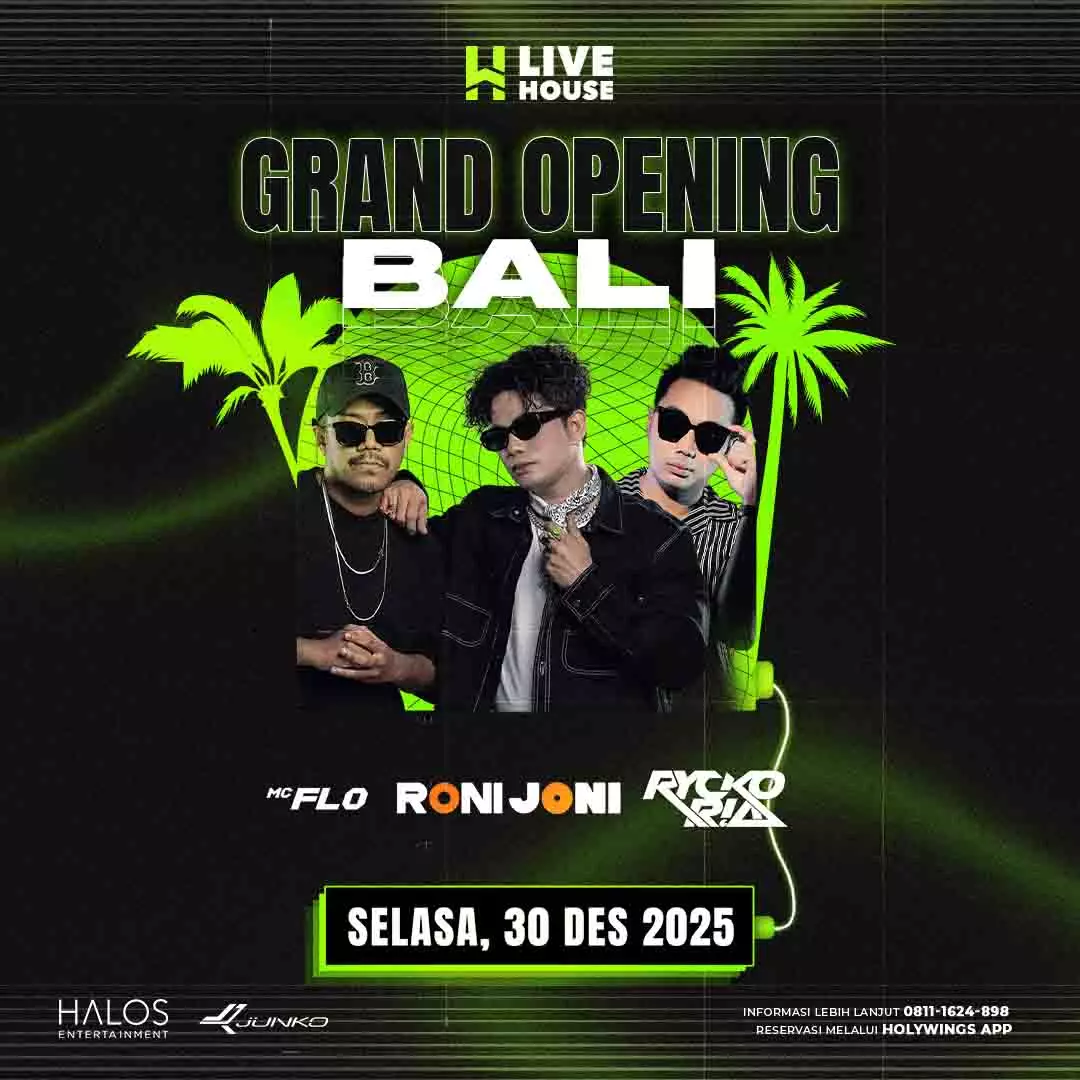 RYCKO RIA x RONI JONI at Livehouse Bali 2025-12-30 - Holywings